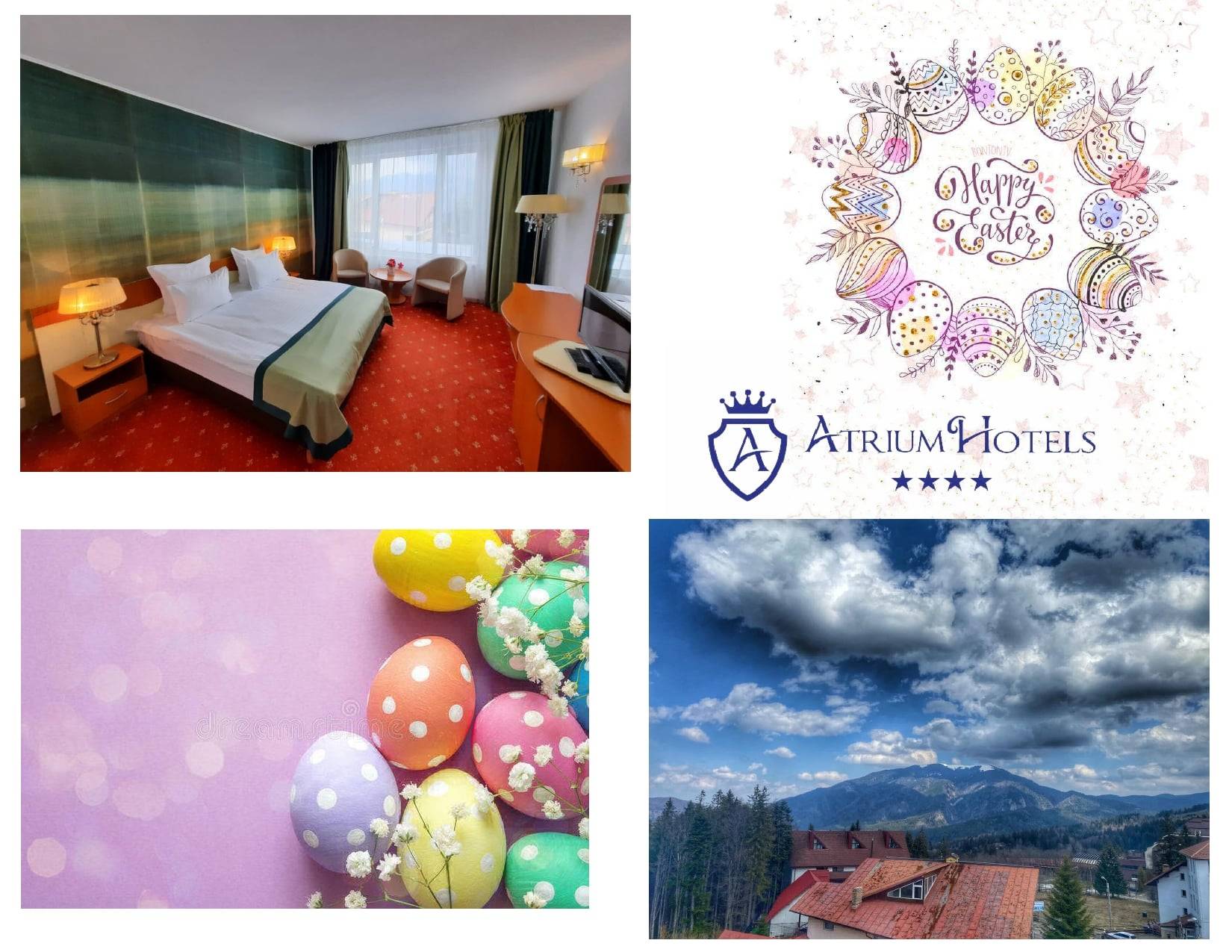 Sarbatori de Pasti 2022 in Predeal Hotel Atrium Panoramic SPA**** Pico ...